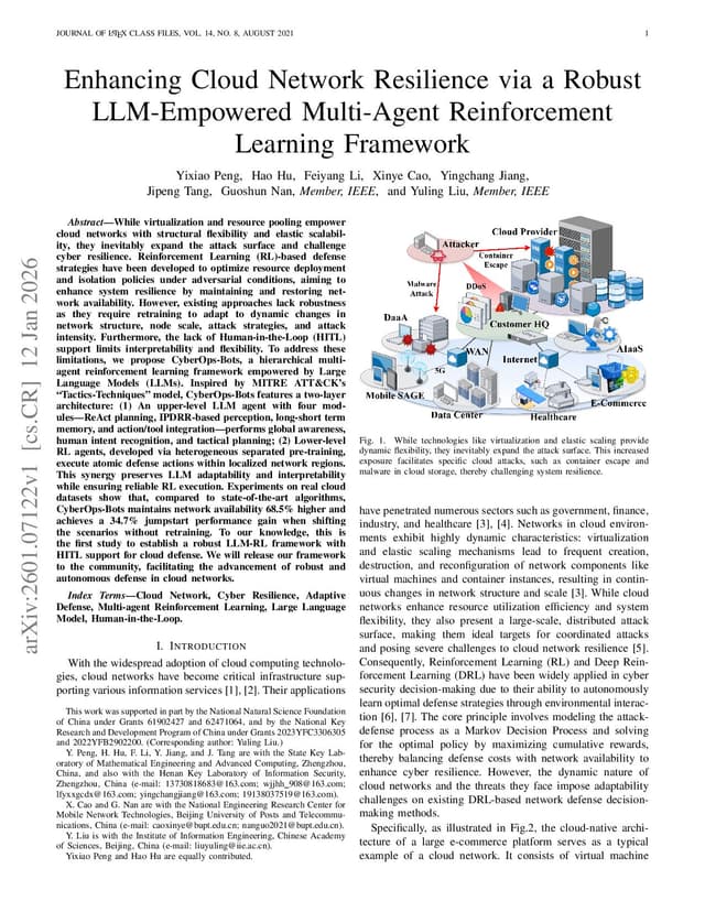 Enhancing Cloud Network Resilience via a Robust LLM-Empowered Multi ...