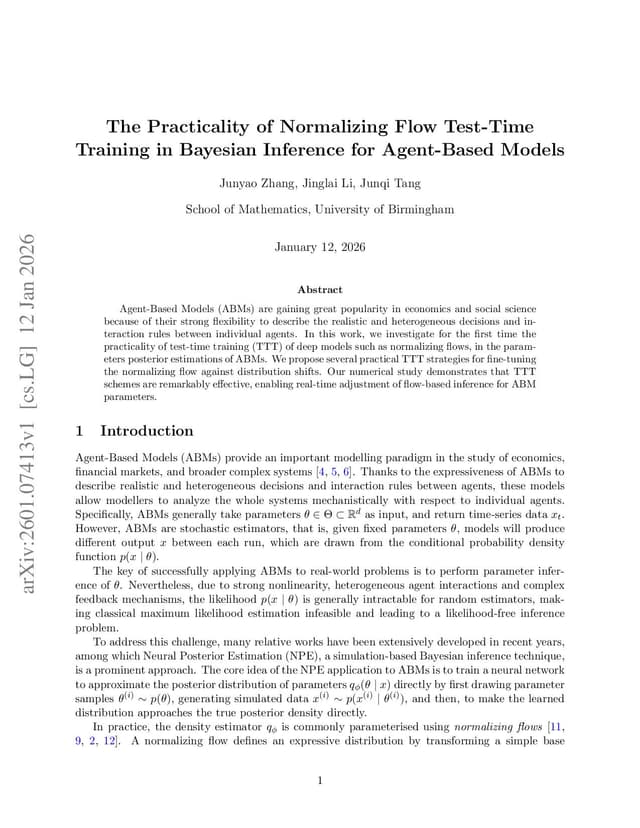 The Practicality of Normalizing Flow Test-Time Training in Bayesian ...