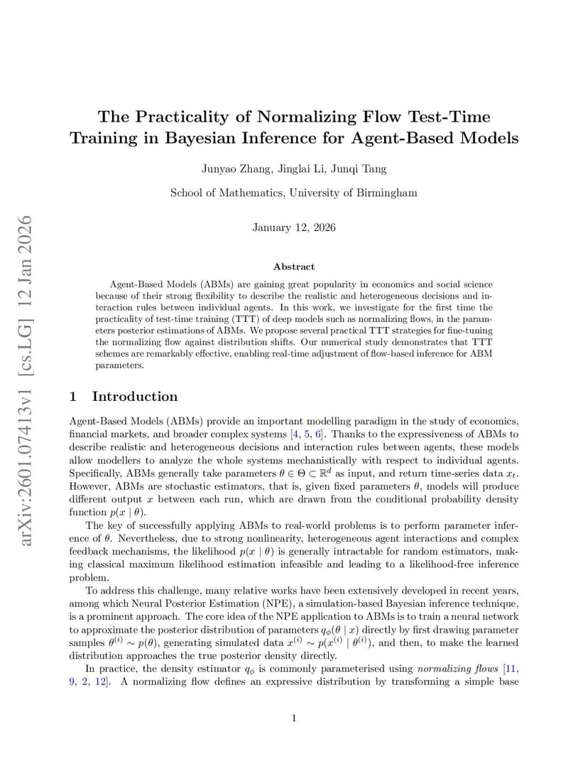 The Practicality of Normalizing Flow Test-Time Training in Bayesian ...
