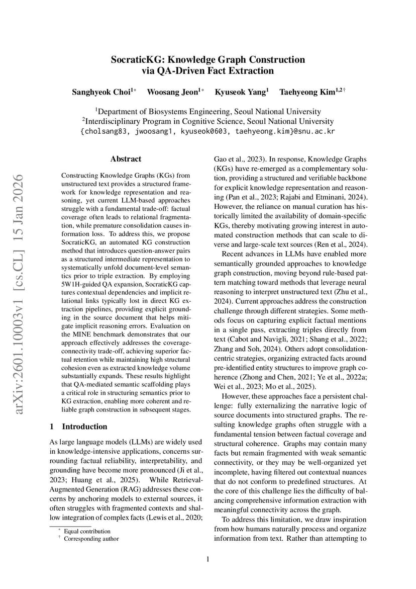 SocraticKG: Knowledge Graph Construction via QA-Driven Fact Extraction ...